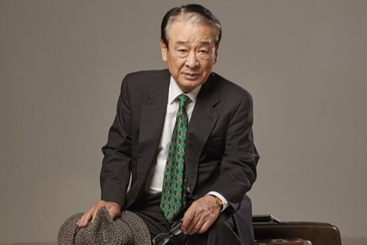 故 이순재, '눈물'의 사진 한 장…